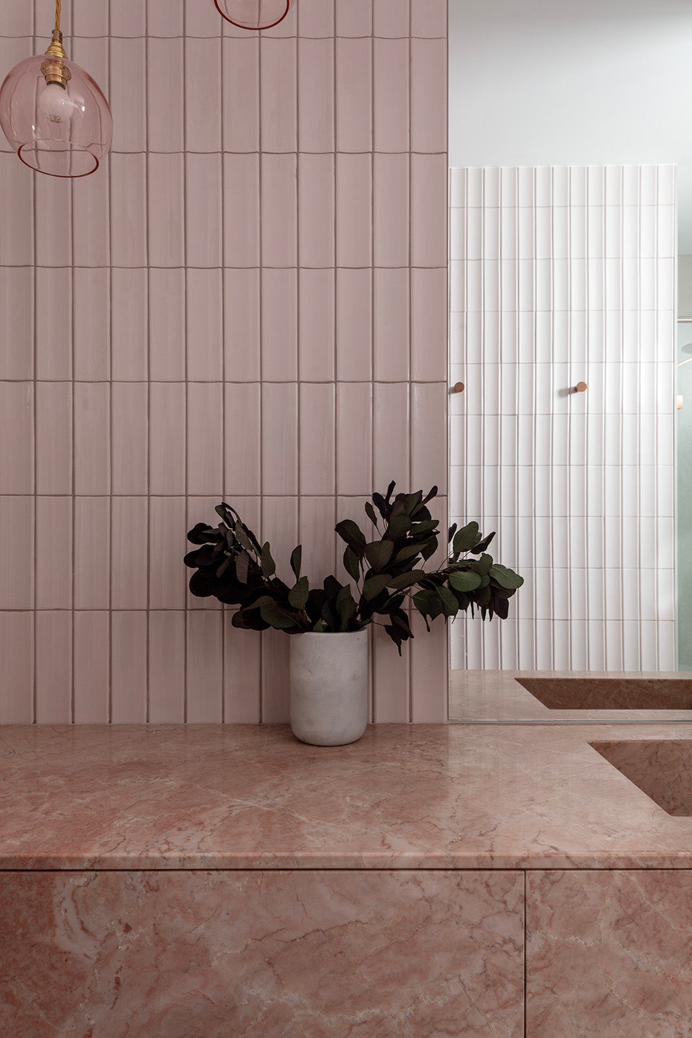 Vibe In Fair Pink Matt 65x200mm Wall Tile (0.42m2 box) — Jules Baxter
