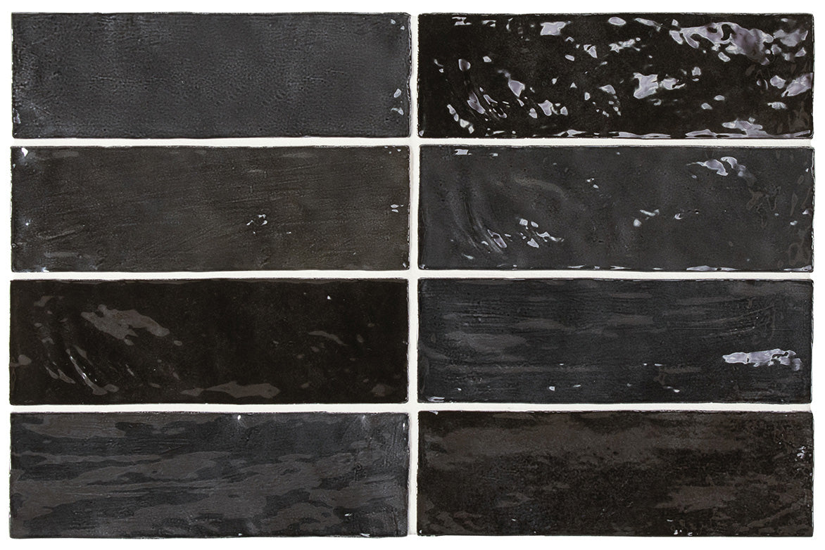 La Riviera Tourmaline Gloss Wall Tile 65x200mm (0.50m2 box) — Jules Baxter