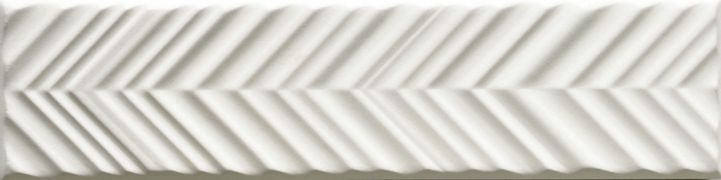 Dust Ice Subway 50x200 Chevron Textured Wall Tile (0.44m2 box) — Jules ...