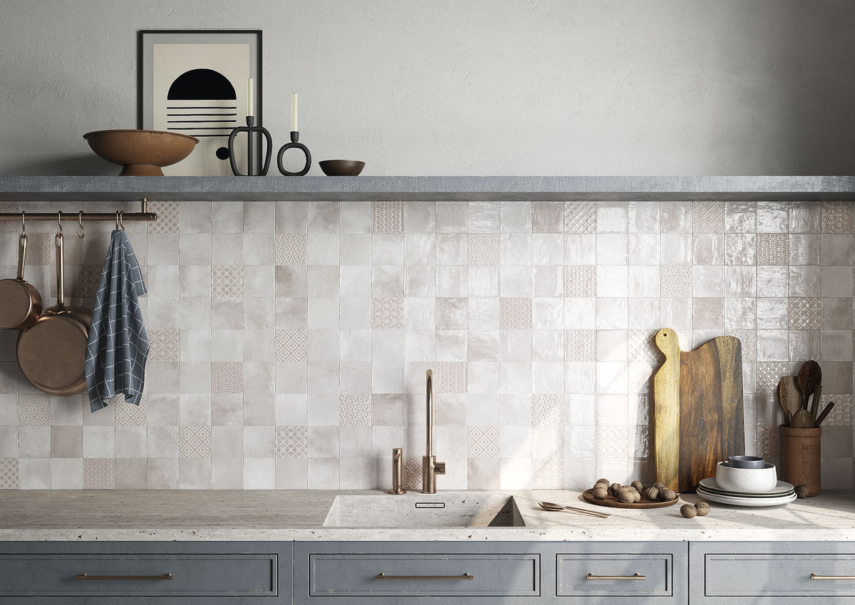 Clay Silk 100x100mm Gloss Finish Wall Tile (0.68m2 box) — Jules Baxter