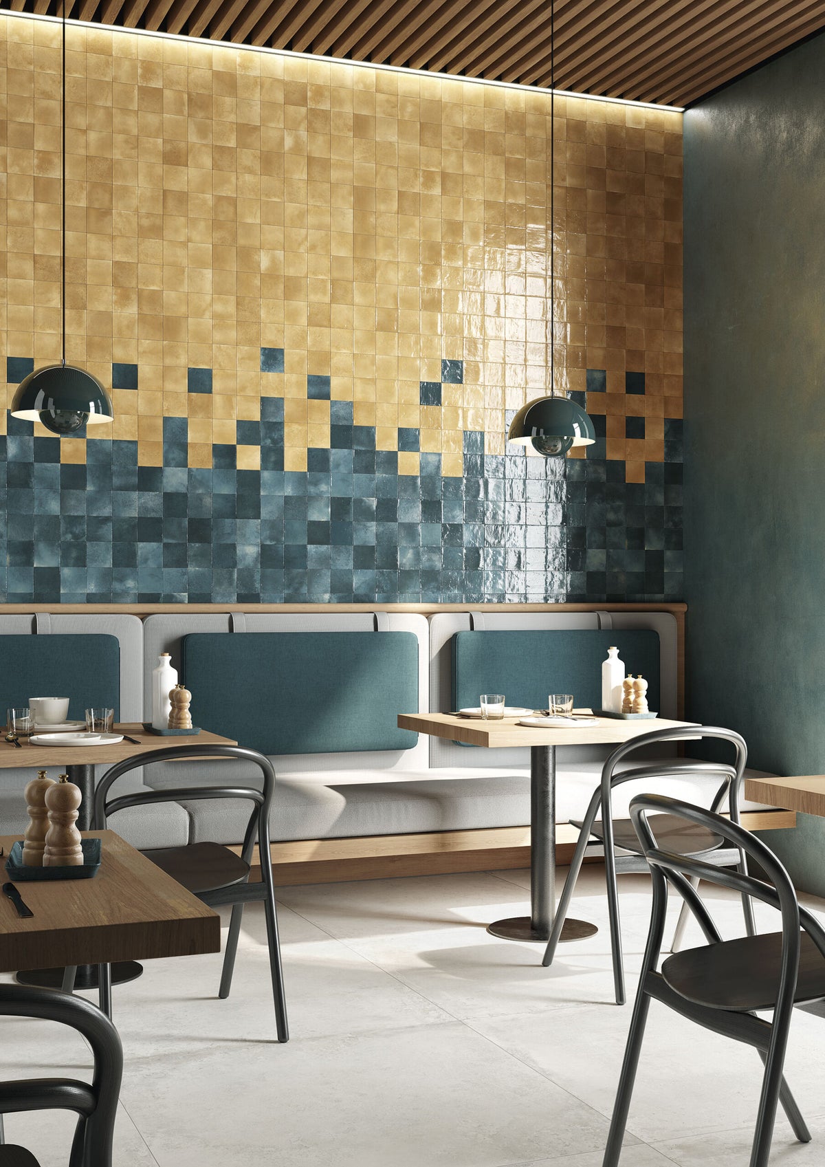 Clay Ocean 100x100mm Gloss Finish Wall Tile (0.68m2 box) — Jules Baxter