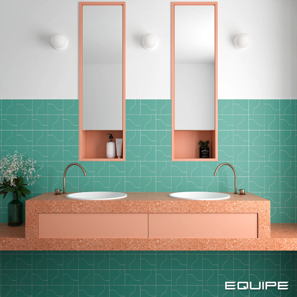 Curve Paon Matt 83x120mm Wall Tile (.48m2 box) — Jules Baxter