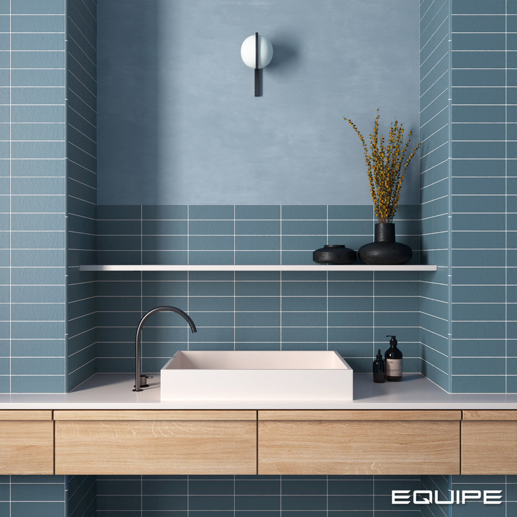 Kalma Deep Blue Matt Floor/Wall Tile 60x186mm (0.424m2 box) — Jules Baxter