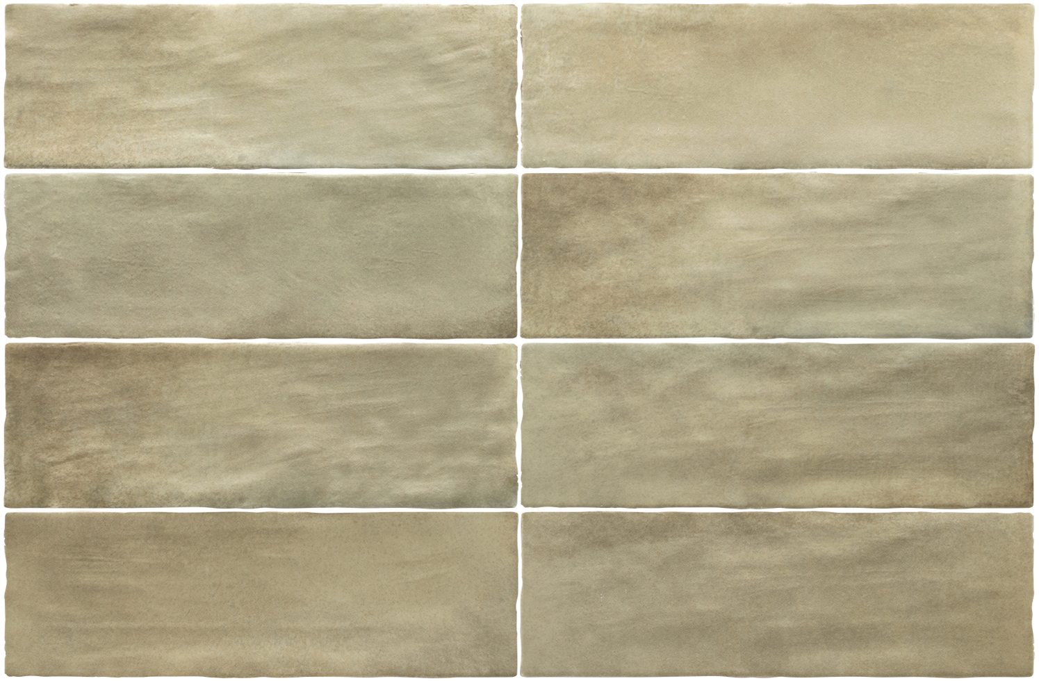 Sabbia Weald Green 65x200mm Matt Wall Tile (0.5m2 box) — Jules Baxter