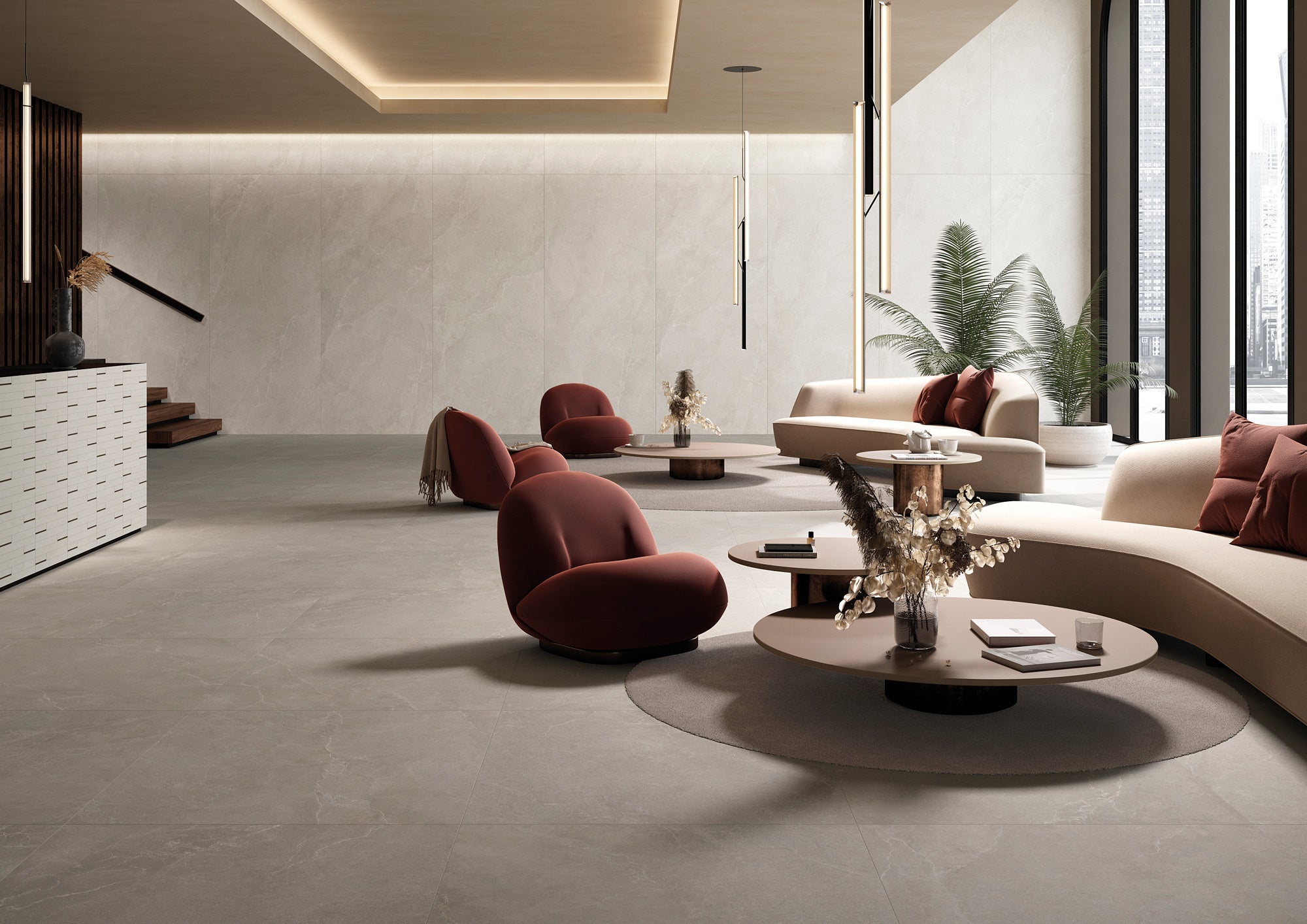 Noble Stone Taupe 600x1200mm Grip Floor/Wall Tile (1.44m2 per box ...