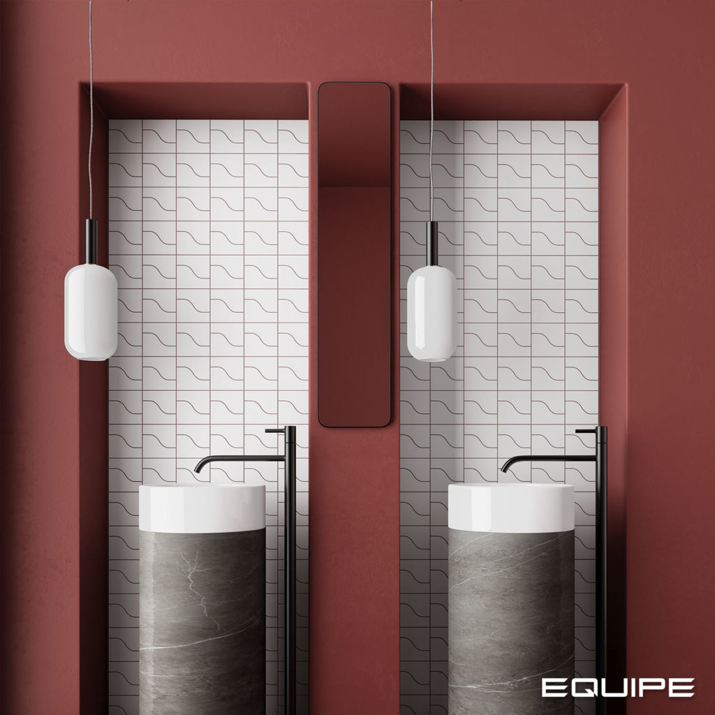 Curve White Matt 83x120mm Wall Tile (.48m2 box) — Jules Baxter